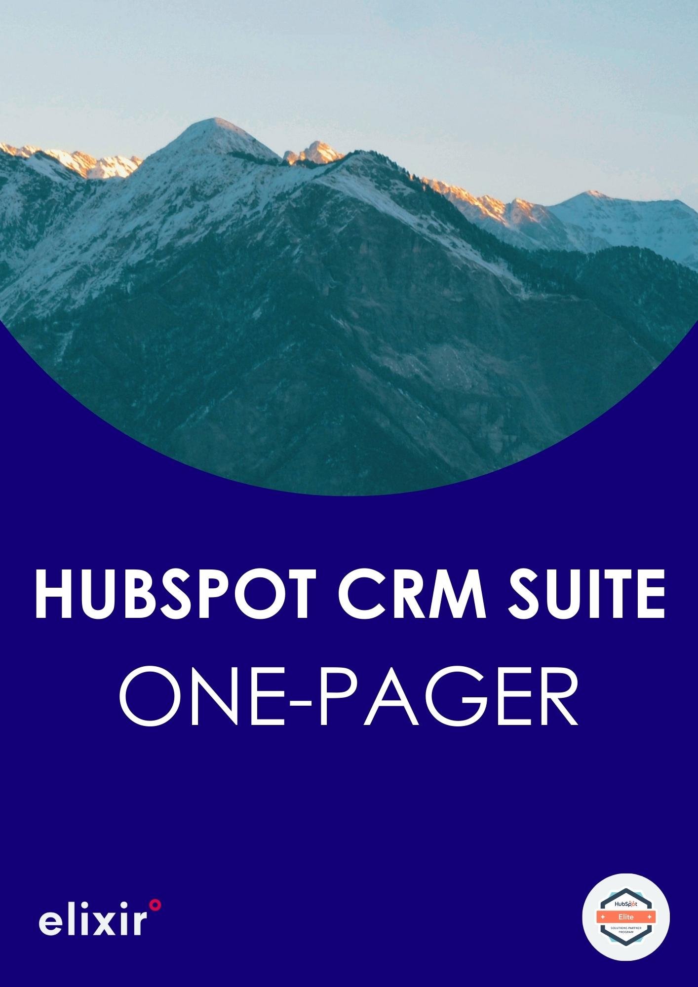 Elixir x HubSpot CRM Suite | Download the One-pager